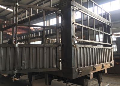 Cina Rimorchio dei semi della cima piana del acciaio al carbonio di trasporto 30-60 tonnellate dei semi di rimorchio del grano in vendita
