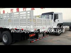Sinotruk Howo Brand New Cargo Truck 6 × 6 All Wheel Drive Lhd 10 Wheels Long Cargo Box