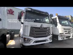시노트룩 호한 호우 템퍼 덤프 트럭 차시 웨이차이 엔진 6 × 4 LHD ZZ3257V384JB1 모델