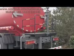 HOWO SINOTRUK Water Tank Truck 380HP With High Pressure Flush Function 6×4
