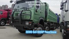 Sinotruk HOWO 8x4 400HP Truck for Heavy Duty Projects
