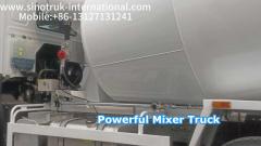 371HP Sinotruk Howo Concrete Mixer Truck 10-20CBM