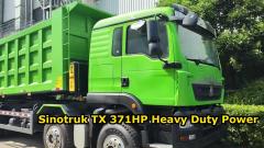 Sinotruk TX 371HP 8X4 Tipper Reliable Heavy Duty Truck