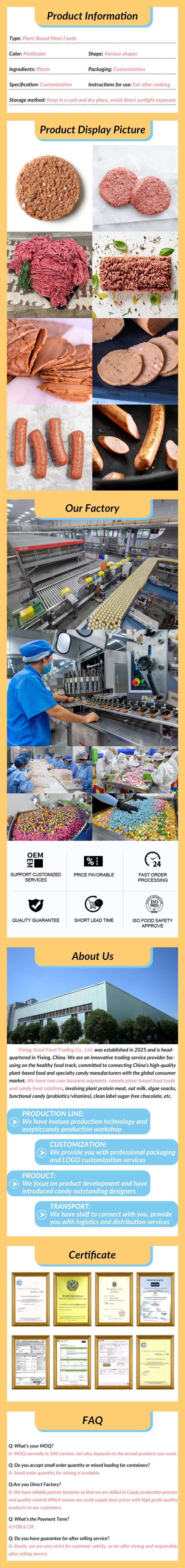 Plant based meat cooking preparation