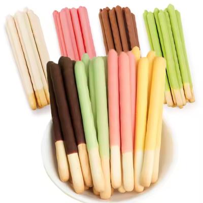 China Gluten Free Biscuits Cookie Stick Milk Chocolate Biscuit Multicolor for sale