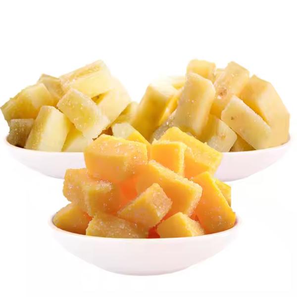 Quality OEM Halal Fruit Flavored Gummies Cubes Mango Soft Jelly Candy Sweets for sale
