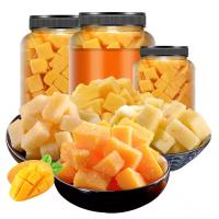 Quality OEM Halal Fruit Flavored Gummies Cubes Mango Soft Jelly Candy Sweets for sale