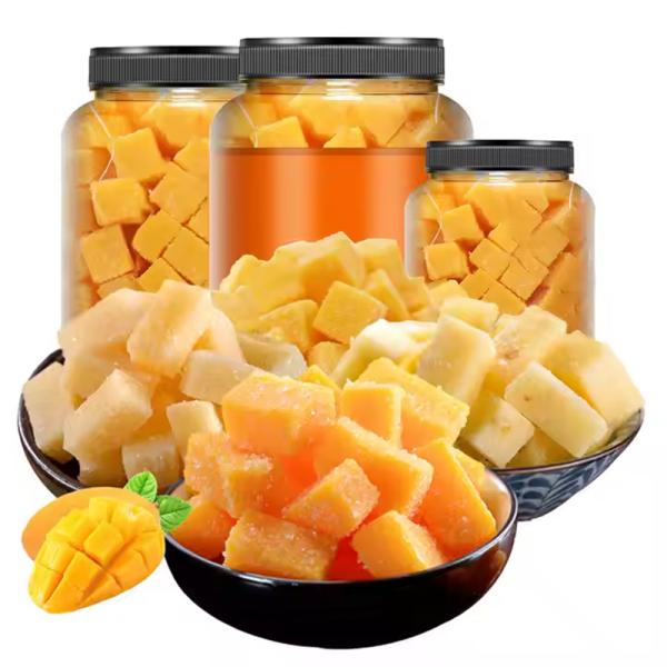 Quality OEM Halal Fruit Flavored Gummies Cubes Mango Soft Jelly Candy Sweets for sale
