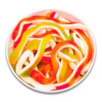 Quality OEM Custom Fruit Soft Candy Gummy Bear Bulk Gummy Worms Multi Colored for sale