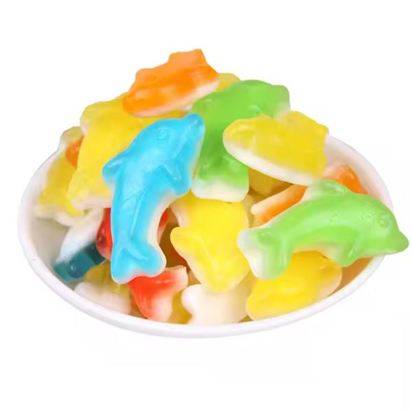 Quality Bulk Halal Soft Fruit Candy Fun Size Gummy Worms Natural Flavors for sale