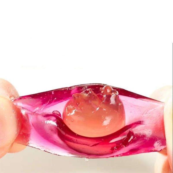Quality Ice Cream Mixed Fruits Flavor Soda Tablet Bubble Sweet Pressed Candy In Box for sale