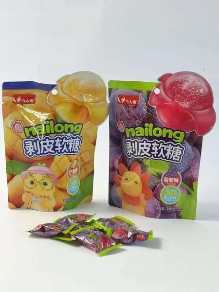 Quality Ice Cream Mixed Fruits Flavor Soda Tablet Bubble Sweet Pressed Candy In Box for sale