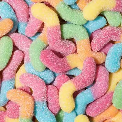 中国 新しいサワーフルーティー普通グミワームゼリーキャンディお菓子バルクハラール 販売のため