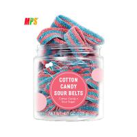 Quality Stick Colorful Belt Sour Skittle Gummies Fruity Flavor Chewy Bulk Fizzy Sweets for sale