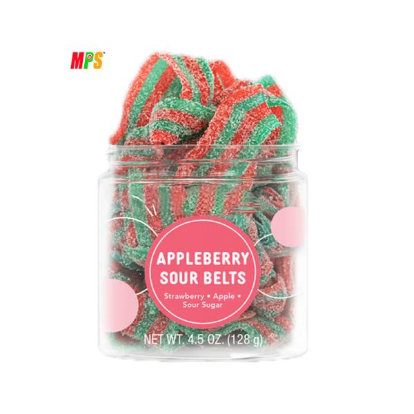 Quality Stick Colorful Belt Sour Skittle Gummies Fruity Flavor Chewy Bulk Fizzy Sweets for sale
