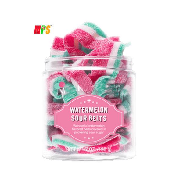 Quality Bulk Halal Noodle Shape Sour Belts Candy Liquorice Strips Multi Colored for sale