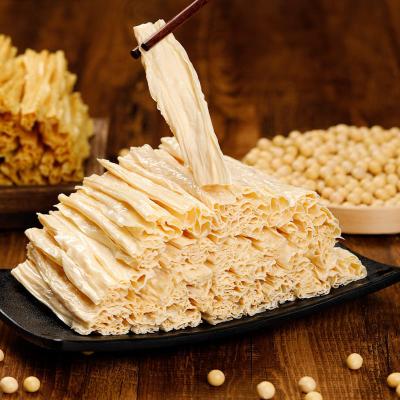 China First Layer Bean Production Dried Yuba Sheets High Nutritional Value Quality Bean Products for sale