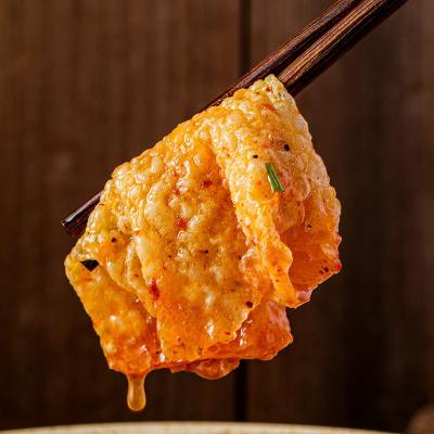 China Fried Bean Curd Skin Plant Based Tofu Hot Pot Delicious Bean Based Tofu Bell Roll for sale