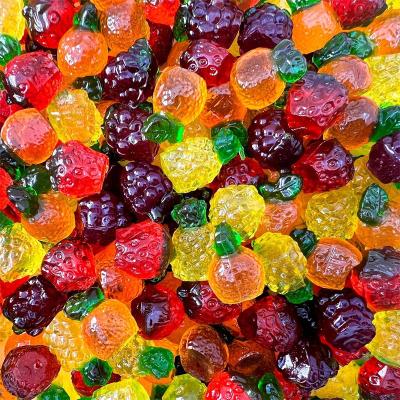 China Custom Bulk 3D 4D Gummies Sour And Sweet Sandworm Bear Shaped for sale