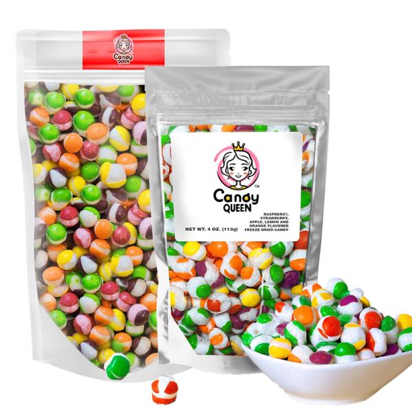 Quality Multi Colored Freeze Dried Candy Cheap 120g Custom Halal Fruity Candies for sale