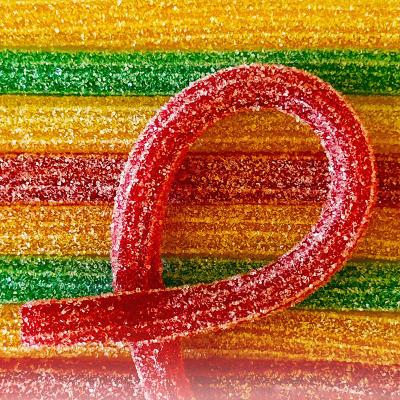 China Customization Stick Sour Straw Candy Many Flavors Sour Skittles Bulk for sale