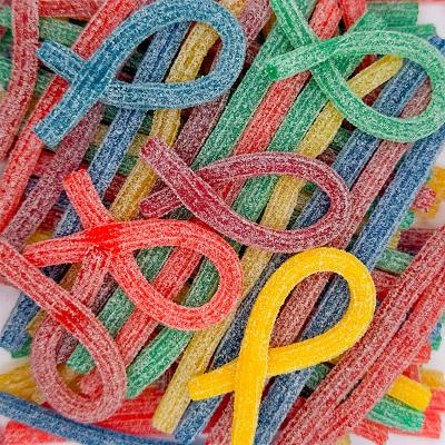 China Customization Stick Sour Straw Candy Many Flavors Sour Skittles Bulk for sale