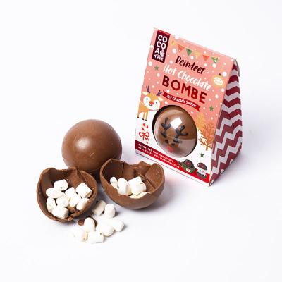 China Custom Chocolate Covered Marshmallows Delicious Choco Bomb Smooth Taste for sale