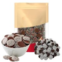 China Snacks Compound Chocolate Semisweet Chocolate Sprinkles Solid Form for sale