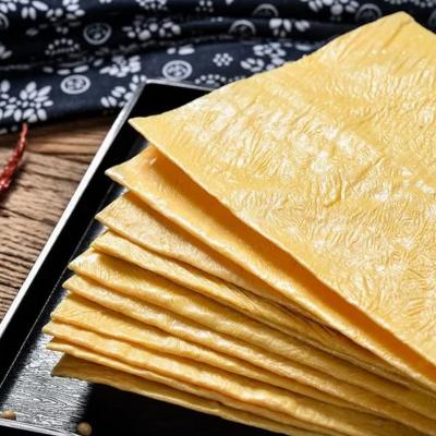 China Salted Yuba Tofu Skin Moderate Saltiness Chewy Long Shelf Life for sale
