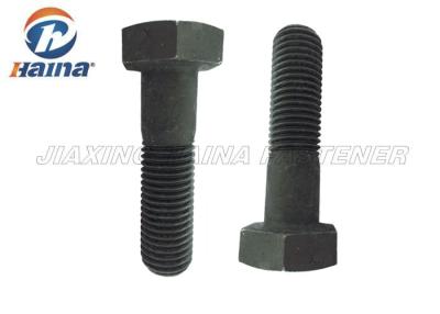 中国 ANSI/ASTM/ASME重い六角形の構造A325 A490のタイプ1の黒い半分の糸の六角頭のボルト 販売のため
