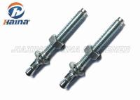 China 980Mpa Solid Concrete Expansion Zinc Plated Self Tapping Thread for sale