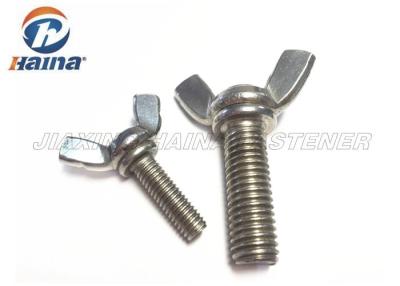 Cina A4 80 passo fine Wing Bolt del filo del sistema metrico dell'acciaio inossidabile M8 M10 M12 in vendita