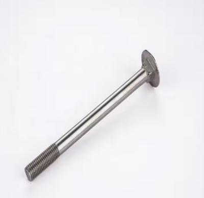 China Round Head Nip Bolts Crane Mat Rod Hot-Dip Galvanized Timber Bolt for sale