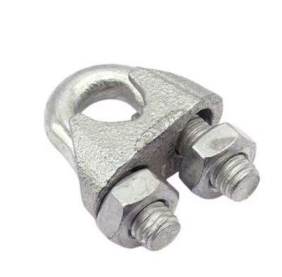China Customized DIN 741 Cable Clamps with Hot Dip Galvanizing Finish Zinc Coating for sale