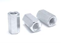 China Din6334 Long Nut Hex Nuts Galvanized Hexagon Coupling Nuts for sale