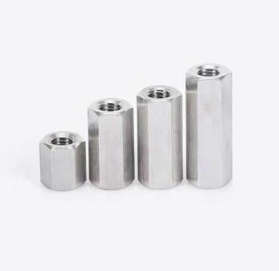 China Carbon Steel Hex Coupling Nut DIN6334 For Structural Rod Joining for sale
