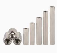 China Carbon Steel Hex Coupling Nut DIN6334 For Structural Rod Joining for sale