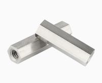 China Carbon Steel Hex Coupling Nut DIN6334 For Structural Rod Joining for sale