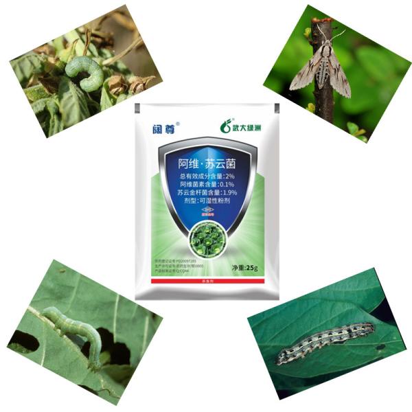 Quality Microbial Chemical Natural Vegetable Insecticides For Plants 0.1% Abamectin + 1.9% Bt SC for sale