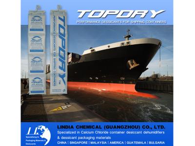 China Shipping Container Moisture Eliminate Choose TOPDRY Calcium Chloride Desiccant Air Dryer for sale