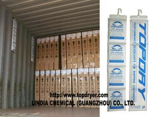 China High Moisture Absorption Container Desiccant With Non-woven Desiccant Package Material for sale