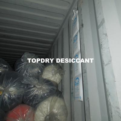 China Customer Label Available Dehumidifier Desiccant Bag For Shipping Container Anti Condensation for sale
