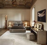 China Pine King Size Leather Double Bed for sale