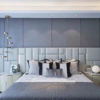 China Pine King Size Leather Double Bed for sale