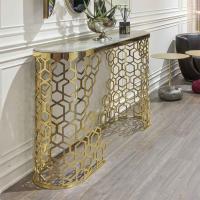 China Corridor Bar Cabinet Console Table 0.4m Marble Sideboard Buffet for sale