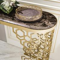 China Corridor Bar Cabinet Console Table 0.4m Marble Sideboard Buffet for sale