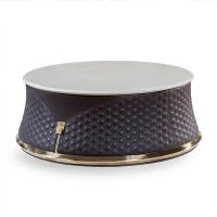 China Round Marble Multifunctional Minimalist Coffee Table 100cm Morden for sale