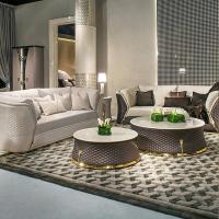 China Round Marble Multifunctional Minimalist Coffee Table 100cm Morden for sale