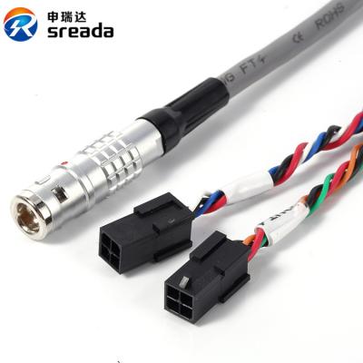 China Customized Wire Harness Cable Assembly Round Plug IP50 K Series ISO9001 for sale