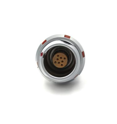 China Auto que trava os conectores push pull circulares ZEG 1K 8 Pin Socket Connector à venda